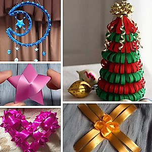 12 Colors Ribbons Ballon Double Face Curling Roll, 30 Yard Trim Embellishments Ribbon for Gift Wrapping Crafts Wedding Birthday DIY Bow Hair Accessories