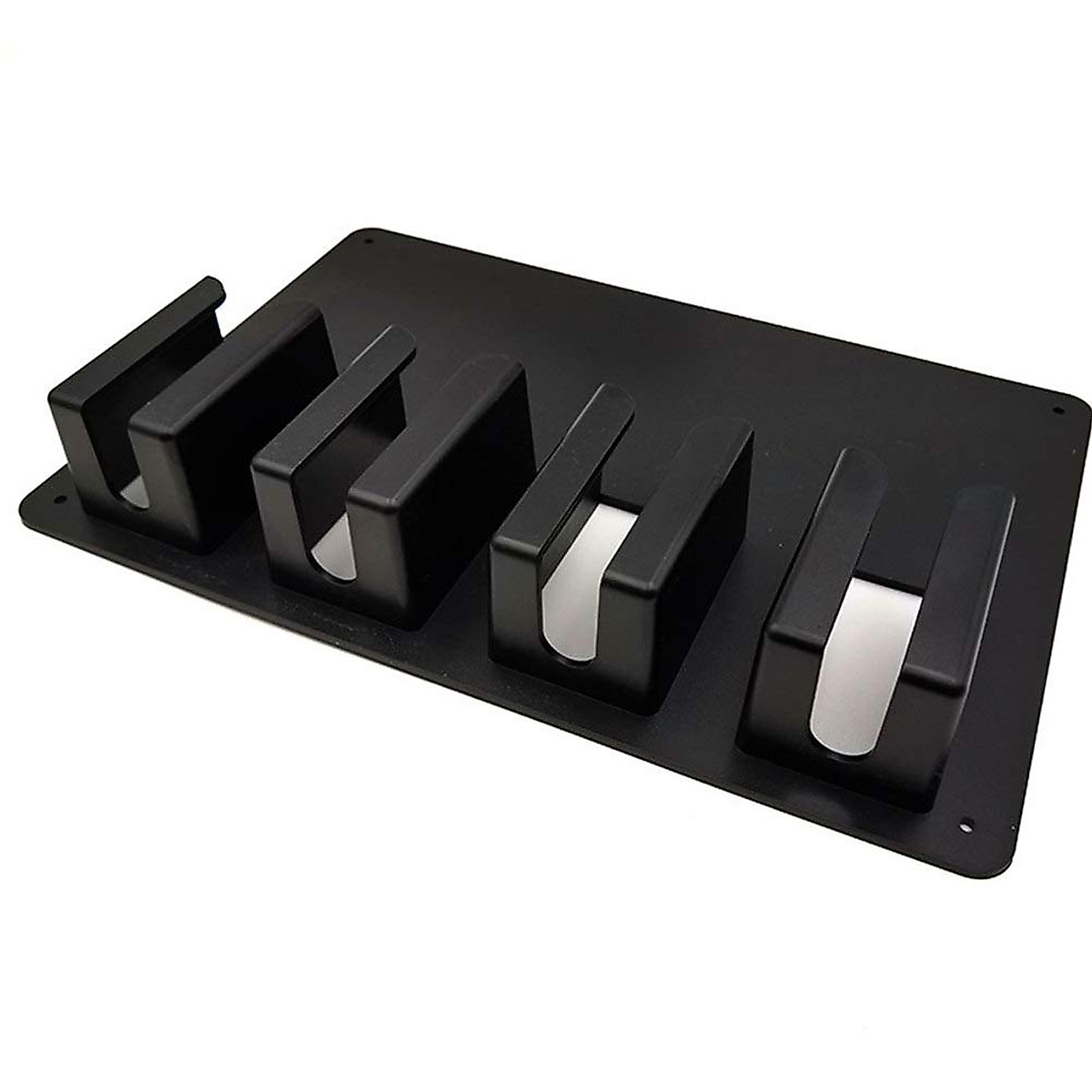 Minkissy Hair Clipper Holder Organizer Wall Mounted Hair Brush Comb Hairdressing Tool Storage Rack Shelf Container for Home Shop 31X20X6cm