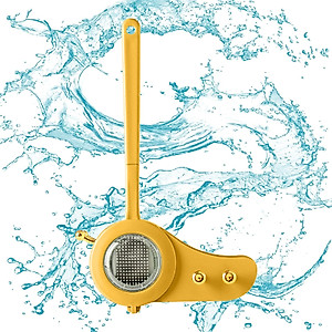 Long Handle Toilet Brush,Wall-Mounted Deep Cleaning Brush with Snail Shape Holder,Household Cleaner Bathroom Accessories Wall Mounted Toilet Brush for Bathroom Accessory Toilet Cleaning Brush