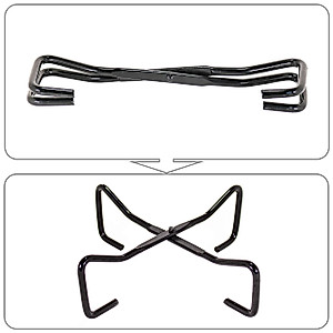 Elliott & Dub Foldable Dutch Oven Lid Stand, Pot Stand for Campfire Cooking Complete with Heat Resistant Silicone Mitt