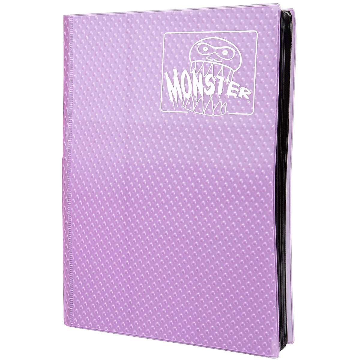 Monster Binder- 9 Pocket Side Loading Trading Card Album -Holofoil Purple - Holds 360 Standard Size TCGs - Compatible with Yugioh, Magic The Gathering, Pokémon and Sports Cards - Safe & Secure Storage