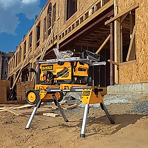 DEWALT Table Saw Stand, Rolling Stand, Collapsible and Portable, Lightweight and Compact (DW7440RS)