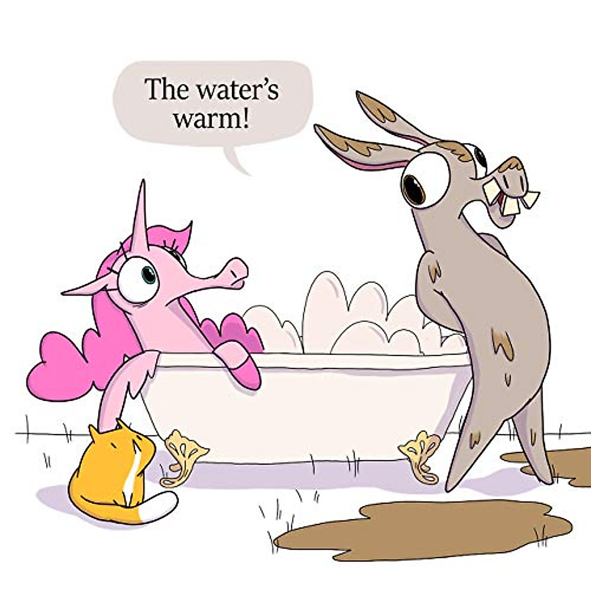 Donkeys can't take bubble baths!: A Hilariously Silly Story about Being Open-Minded and Trying New Things