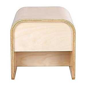 ECR4Kids Bentwood Cube Activity, Weaning Table and Seat Set, Adaptable 3-in-1 Toddler Multipurpose Kids Wood Furniture-Natural Chair