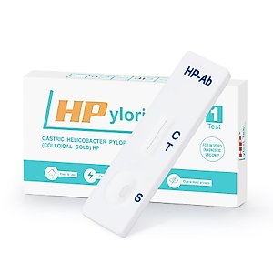 H. Pylori，Helicobacter Pylori Detection kit, 10-15 Minutes of Quick Home Testing, The Result is Highly Accurate, Easy to use and Read,Pack of 1