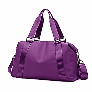 SMITH SURSEE Weenkender Bags for Women Men Travel Duffel Bag Sport Gym Bag with Wet Pocket Overnight Bag Carry on Bag for Airline Travel Tote Bags with Trolley Sleeve, Medium