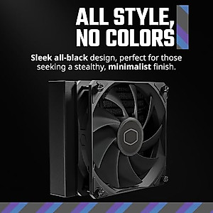 Cooler Master 120L Core Close-Loop AIO Liquid Cooler, R7|i5 Gen S Dual Chamber Pump, 120mm PWM, 120mm Radiator, White Lighting, AMD Ryzen AM5|4, Intel LGA 1851|1700 Platform