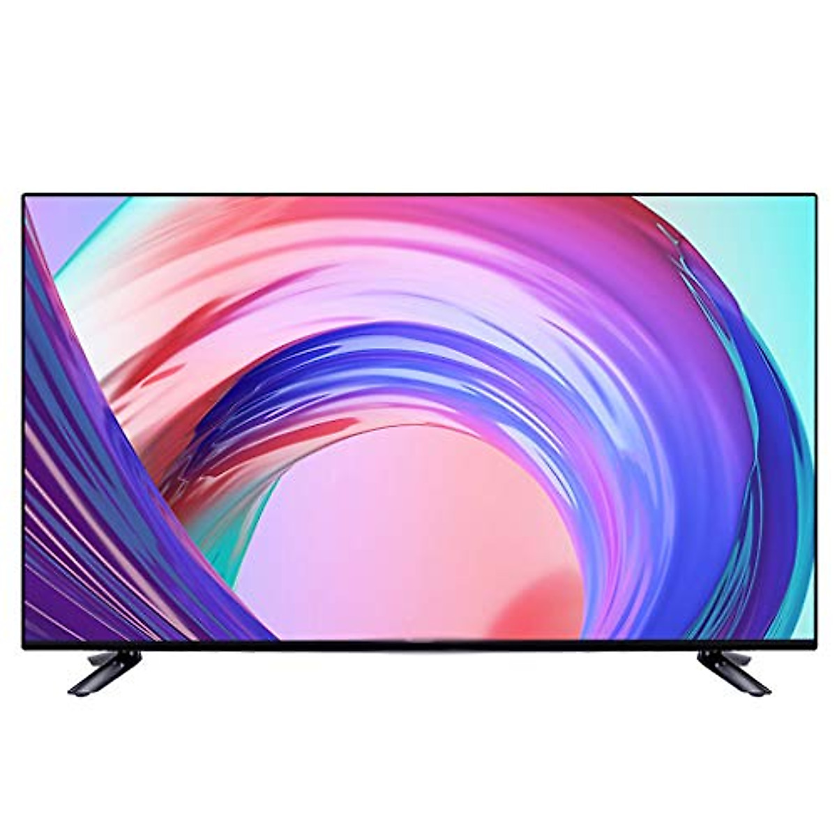 Zzmop HD Smart LED TV,4K Flat Panel LCD TV with Widescreen Monitor,Wall Mount or Standing TV,USB Media Playback,for Home,Commercial,Black