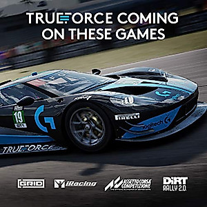 Logitech G923 Racing Wheel and Pedals for Xbox X|S, Xbox One and PC featuring TRUEFORCE up to 1000 Hz Force Feedback, Responsive Pedal, Dual Clutch Launch Control, and Genuine Leather Wheel Cover