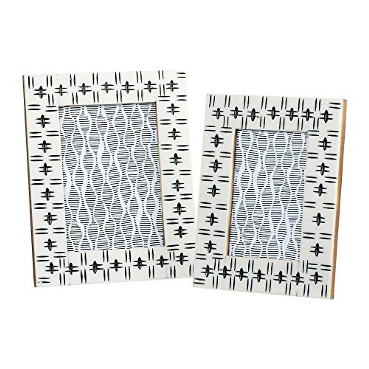 Main + Mesa Resin Photo Frames, Set of 2 (4x6” and 5x7”)