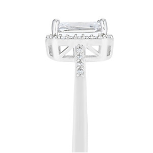 Beloved Sparkles Ariana Radiant Cut 4ct Solitaire Halo Engagement Ring (6)