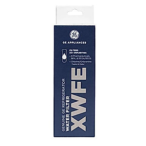 GE XWFE Refrigerator Water Filter | Certified to Reduce Lead, Sulfur, and 50+ Other Impurities | Replace Every 6 Months for Best Results | Pack of 1