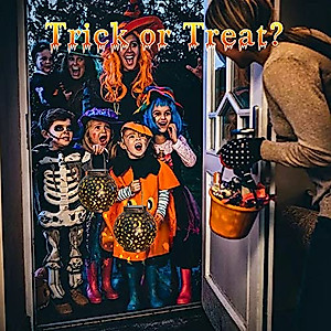 Esgarden 2 Pcs Solar Outdoor Lantern Star Moon Halloween Decorative Hanging Lanterns Light Outside Patio Table Lamp Metal Waterproof Garden Courtyard Walkway Terrace Lawn Gift Halloween Bronze