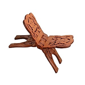 Quaran Holder - 13"x7" - Book Stand - Rihal Rehal - Folding Carved Wood Eid- by Natural Farms