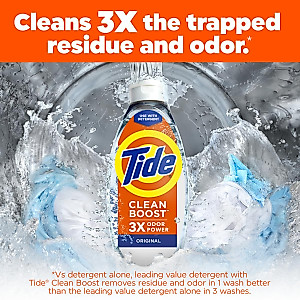Tide Deep Cleansing Fabric Rinse with 3X Odor Power, Original Scent, 48 oz