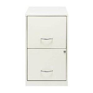 Office Dimensions 18" Deep 2 Drawer Metal File Cabinet