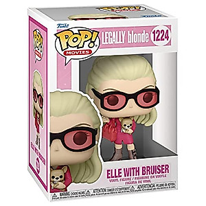 POP Legally Blonde - Elle Woods with Bruiser Funko Vinyl Figure (Bundled with Compatible Box Protector Case), Multicolor, 3.75 inches