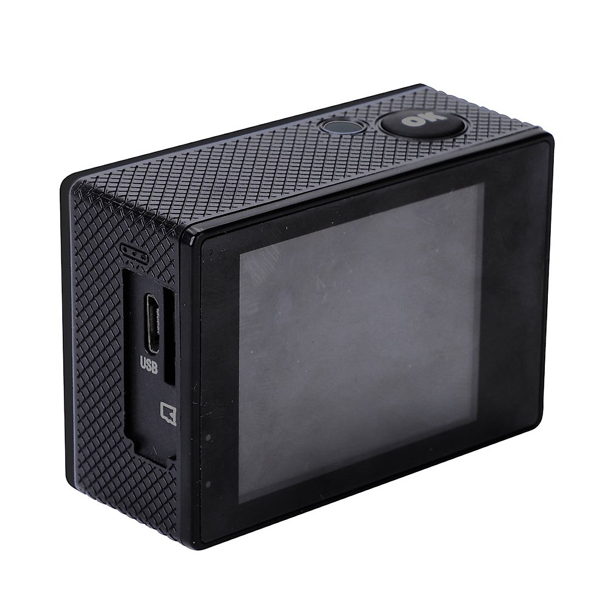 Jopwkuin Motion Camera, Removable Battery 1080P 140° Wide Angle 30m Waterproof HD Camera Loop Recording Automatic Exposure for Outdoor Activities(Black)