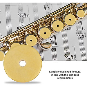 Jiayouy Pack of 16 Flute Pads Repair Kit Flutes Replacement Parts Accessories