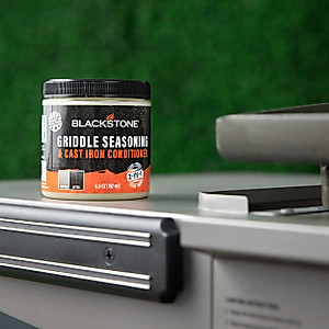Cast Iron Seasoning Oil, Blackstone Seasoning and Conditioner Griddle Accessories with Wholesalehome Cleaning Cloth
