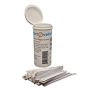 Hydrogen Peroxide H2O2 0-100 ppm Test Strip Kit, Low Level [Vial of 100 Strips]