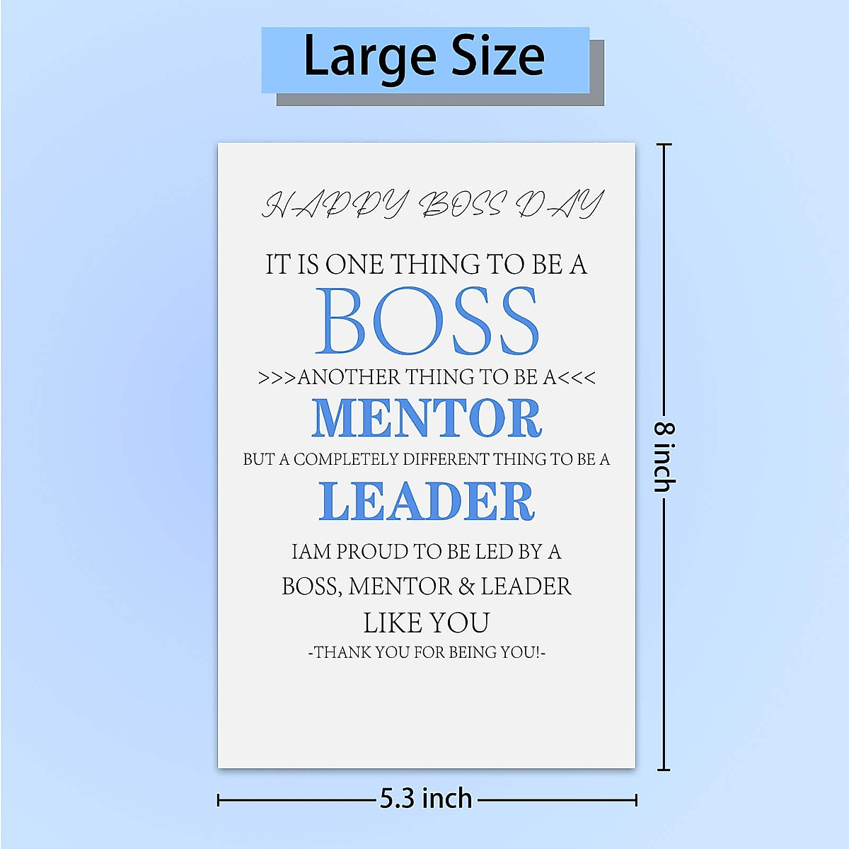 Hincoo Employee Appreciation Gifts, Bosses Day Gifts For Women, Boss Lady Gifts For Women, Bosses Day Gifts For Men, Boss Day Card, Bosses Day Card, National Boss Day Gifts, Best Boss Gifts For Men