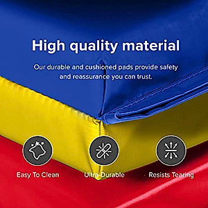 We Sell Mats - 4 ft x 8 ft x 2 in Premium Personal Fitness & Exercise Mat for Home Workout - Lightweight and Folds for Carrying – All Purpose Home Gym Mat – Thick Mat for Yoga, Pilates, Stretches