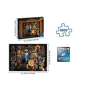 Ravensburger Disney Villainous Prince John 1000 Piece Jigsaw Puzzle for Adults – Every Piece is Unique, Softclick Technology Means Pieces Fit Together Perfectly