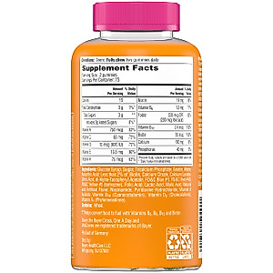 One A Day Teen for Her Multivitamin Gummies, Gummy Multivitamins with Vitamin A, C, D, E and Zinc for Immune Health Support, Physical Energy & more, 150 Count