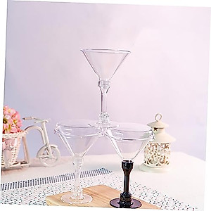 Zerodeko 18 Pcs dessert cup trifle bowl small parfait cups beverage drink cup Clear pudding jelly glass cup plastic pudding cups plastic tumblers Glass Ice Cream Cup yogurt jar Glasses