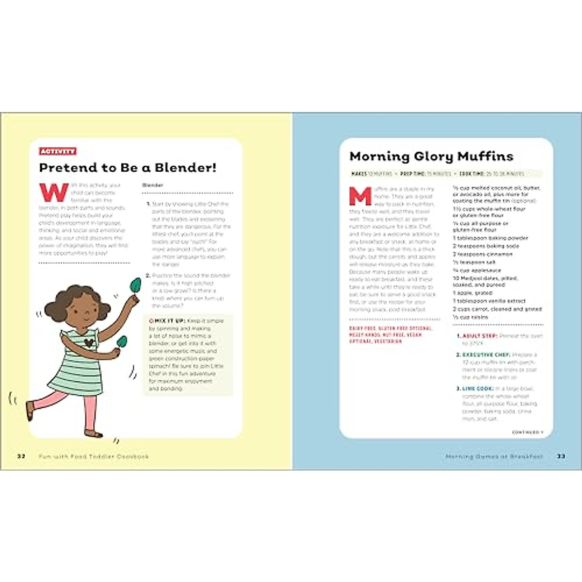 Fun with Food Toddler Cookbook: Activities and Recipes to Play and Eat