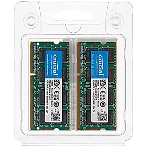 Crucial RAM 16GB Kit (2x8GB) DDR3 1600 MHz CL11 Memory for Mac CT2K8G3S160BM