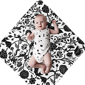 Christmas Goth Bat Flower Halloween Baby Swaddle Blankets boy Newborn Receiving Gothic Blankets Christmas Girl Baby Swaddle Blankets Large Swaddle Blankets Swaddling Wrap Silky Soft Gifts