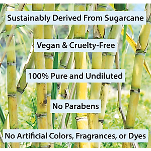 Amara Beauty Squalane Oil Moisturizer with 100% Pure Plant Derived Squalane for Face, Body, Skin and Hair - Face Oil 2 fl. oz.