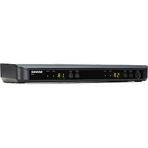 Shure BLX88 Dual Channel Wireless Receiver with Frequency QuickScan, Audio Status Indicator LED, XLR and 1/4-inch Outputs - for use with BLX Wireless Systems (Transmitters Sold Separately) | H9 Band