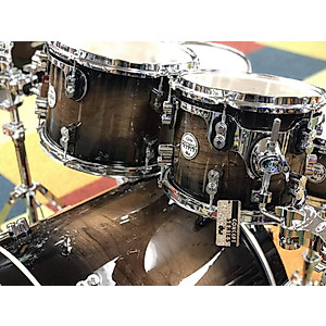 Pacific by DW 5-Piece Concept Maple Exotic Shell Pack (Charcoal Burst over Walnut)