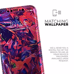 Design Skinz Blurred Abstract Flow V20 - DesignSkinz Protective Vinyl Decal Wrap Skin Cover Compatible with The Apple iPhone 5s/SE (2013-2019) (Full-Body, Screen Trim & Back Glass Skin)