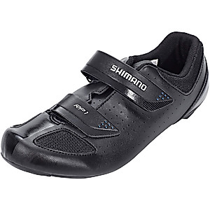 SHIMANO Unisex's RP100 SPD-SL Cycling Shoe, Black, US 7.5