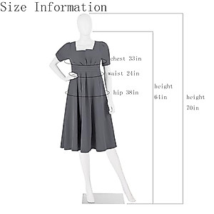 Female Mannequin,White Adults Dress Form Realistic Adjustable Mannequin,A Stand-up Mannequin ,with Full Body for Adults