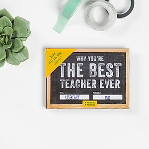 Knock Knock Why You're the Best Teacher Ever Fill in the Love Book Fill-in-the-Blank Gift Journal (You Fill in the Love)