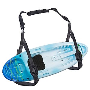 Tactical Single Element Kayak Carry Strap Adjustable Sup Canoe Stand UP Paddle Loop Surfboard Carrying Belt with Shoulder Strap