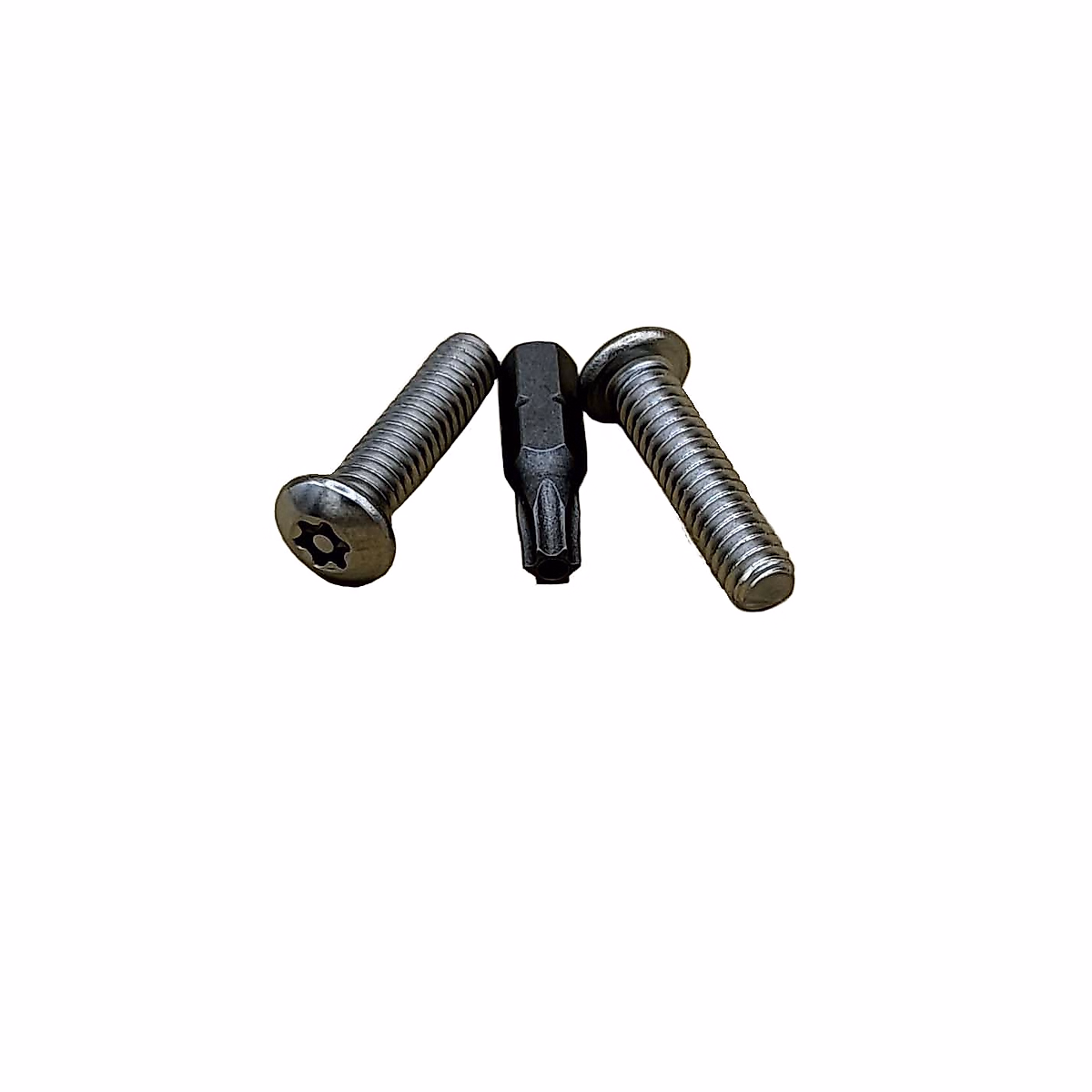 1/4-20 x 1" Button Head Torx Security Machine Screws Stainless Steel Tamper Proof, Qty 10