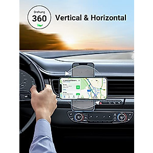 UGREEN Magnetic Phone Holder for Car Strong Magnet Cell Phone Mount Air Vent Compatible with iPhone 14 13 Pro Max Mini, iPhone 12 11 Plus SE XS XR 8 7 Smartphone