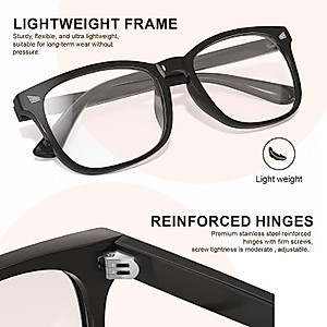 hunsquer Blue Light Glasses for Woman/Men Computer Blue Light Glasses