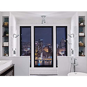 DELTA FAUCET T27867-BL Angular Modern Monitor 17 Series Valve 3-Setting Integrated Shower Trim with Diverter, Matte Black