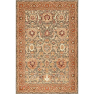 nuLOOM Geraldine Persian Area Rug, 6' 7" x 9', Olive