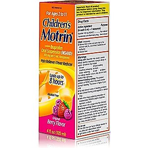 Motrin Child Berry Liq Size 4 Fluid Ounce, Pack of 6