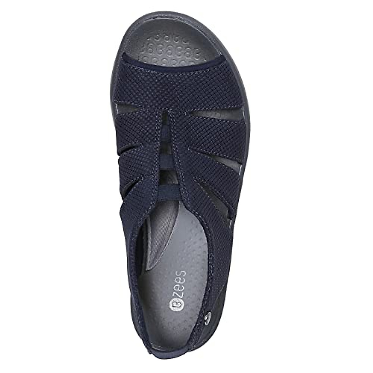 BZees Womens Finale Sandal Navy 8 M