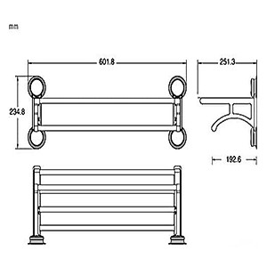 Towel Racks Towel Rail Holder Towel Bar Stainless Steel Powerful Suction Cup Multi-Function Bathroom