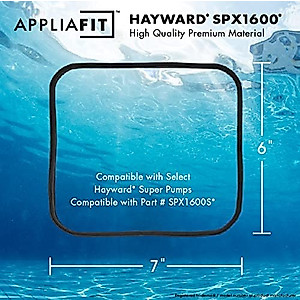 AppliaFit Lid Gasket Compatible with Hayward SPX1600S for Super Pump Models SP1600X, SP2600, SP2600X & O-177 (3-Pack)